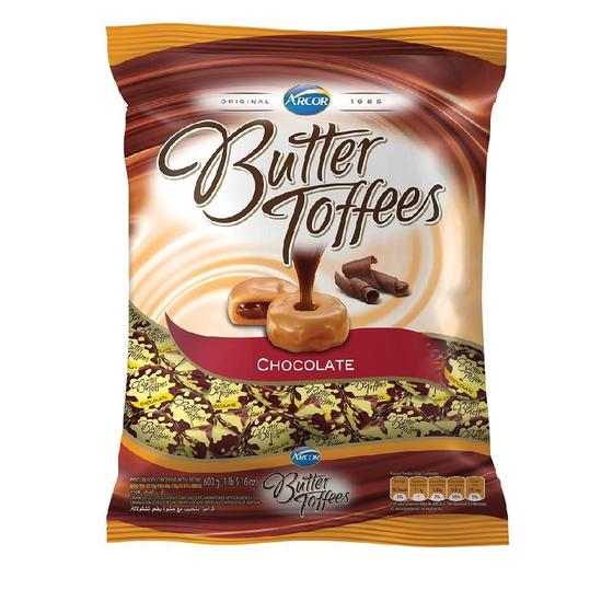 Bala Arcor Butter Toffees Sabor Chocolate 500g - Balas - Magazine Luiza