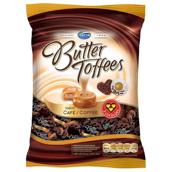 Bala Butter Toffees Café 600g - Arcor - Balas - Magazine Luiza