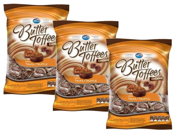 Bala Butter Toffees Chokko Menta 500g - Arcor - Balas - Magazine Luiza