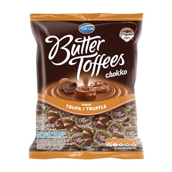 Bala Butter Toffees Chokko Trufa 500g - Arcor - Balas - Magazine Luiza