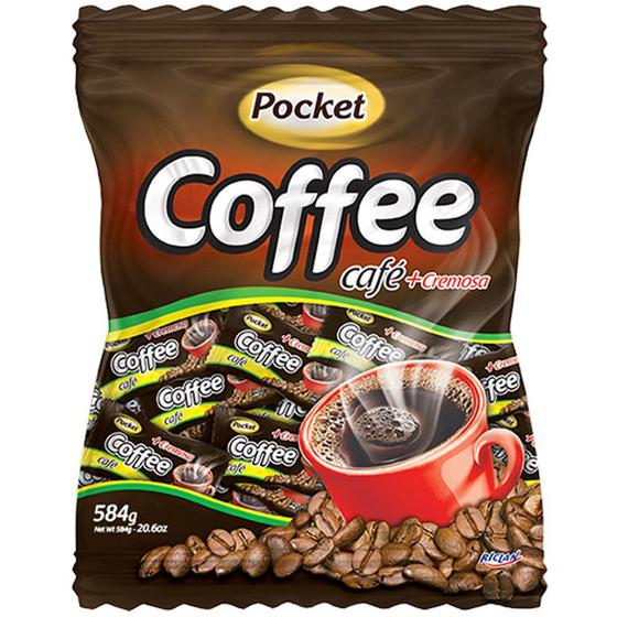 Bala Café Pocket Coffee 584G - Riclan - Freegells - Balas - Magazine Luiza
