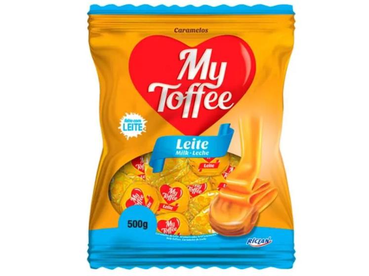 Bala Caramelo My Toffee Sabor Leite 500g - RICLAN - Balas - Magazine Luiza
