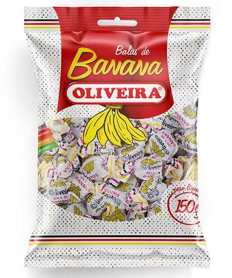 Bala de Banana 150g - Oliveira - Balas - Magazine Luiza