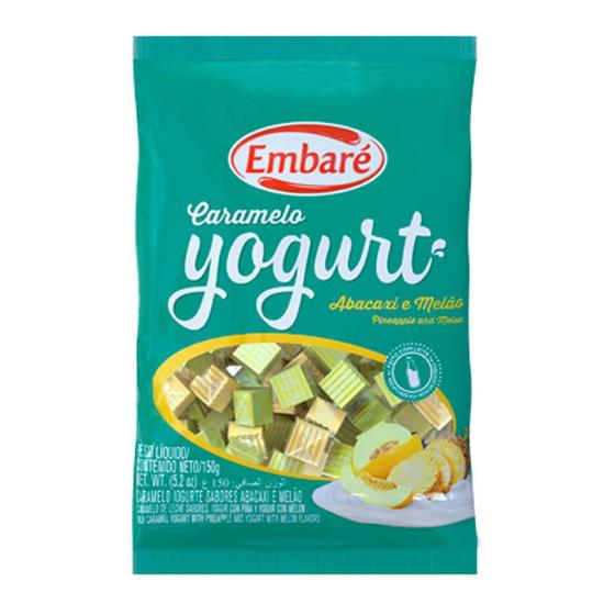 Bala de Caramelo Iorgurte Abacaxi/Melão 150g - Embaré - Balas ...
