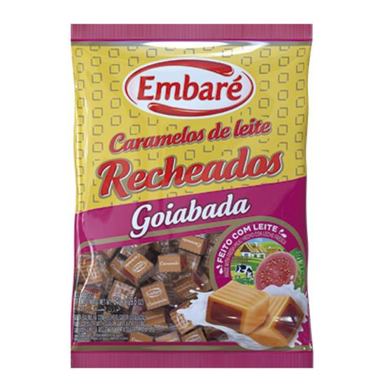 Bala de Caramelo Recheio Goiaba 840g - Embaré - Balas - Magazine Luiza
