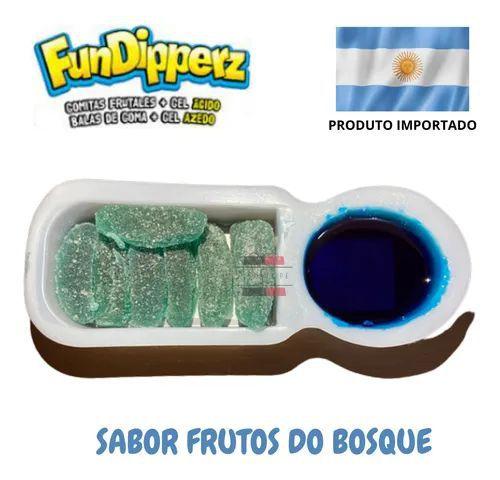 Bala De Goma Fundipperz Doce E Ácido Sabor Frutos Do Bosque - Balas - Magazine Luiza