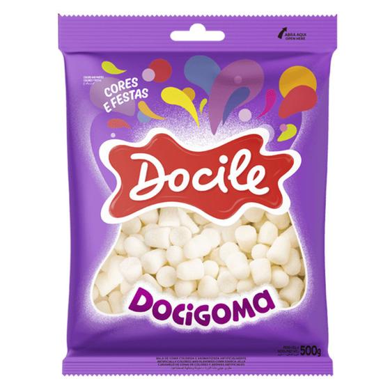 Bala de Goma Mini Sino Branca Docigoma Docile - 500g - Balas - Magazine ...