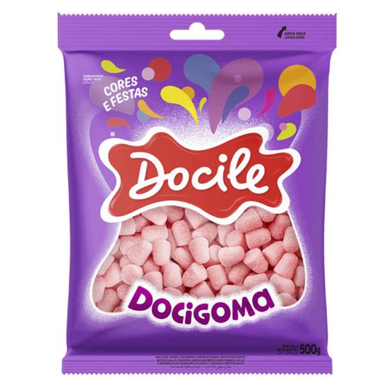 Bala de Goma Mini Sino Rosa Docigoma Docile - 500g - Balas - Magazine Luiza
