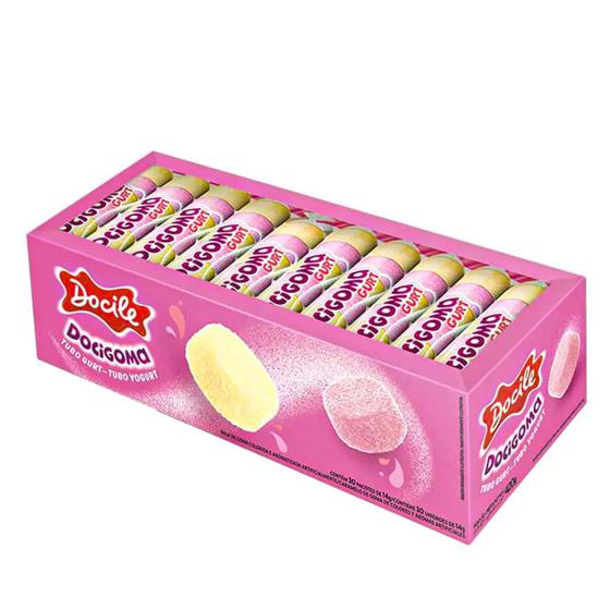 Bala de Goma Tubo Sortido Yogurte Docigoma Docile - 420g - Balas ...