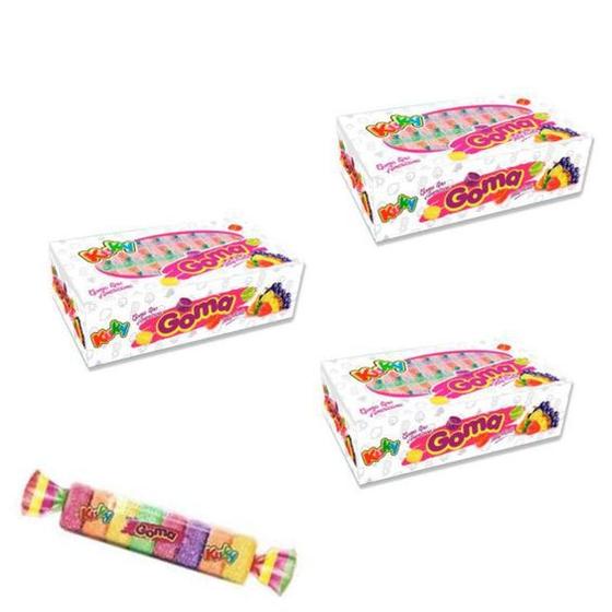 Bala de Goma Vários Sabores 3 Caixas com 930g Cada - Kuky - Balas ...