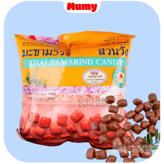 Bala de Tamarindo Thai Tamarind Candy Importado da Tailândia SuanWang ...