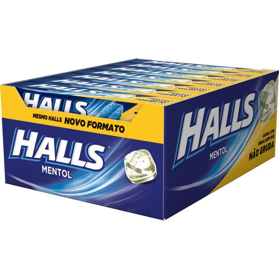 Bala drops halls mentol 21 unidades - adams - MONDELEZ - Balas ...