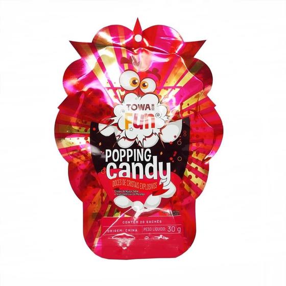 Bala Explosiva Importada Popping Candy Sabor Morango 30g - Towa - Balas - Magazine Luiza