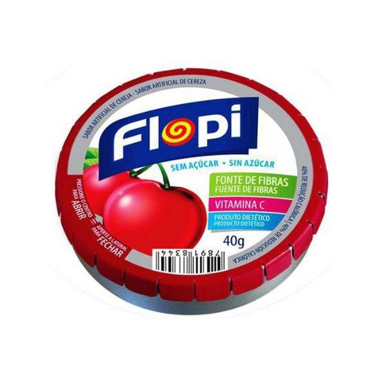 Bala flopi sem acucar cereja 40g - Florestal - Balas - Magazine Luiza