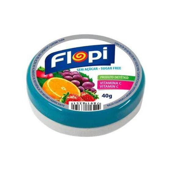 Bala Flopi Sem Acucar Frutas 40g - FLORESTAL - Balas - Magazine Luiza