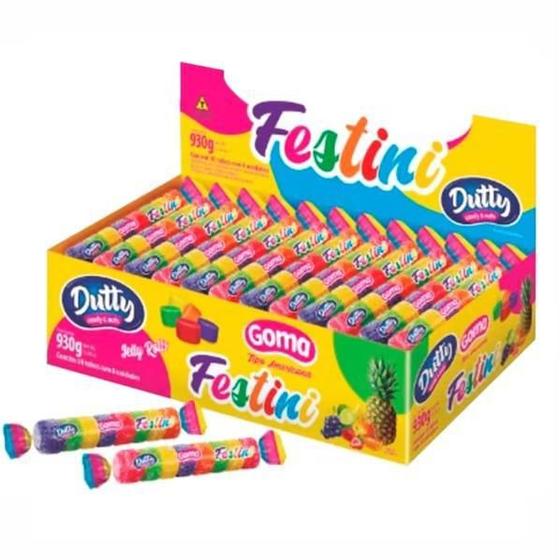 Bala Goma Festini Tubo Frutas Sortidas Caixa 30 Unidades - Balas ...