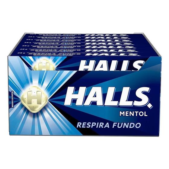 Bala Halls Mentol 28g - Embalagem com 21 Unidades - Balas - Magazine Luiza