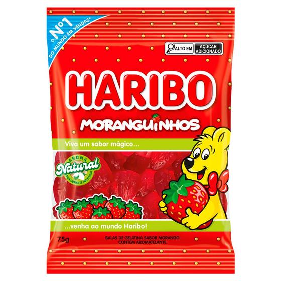 Bala Haribo Moranguinhos 75g - Balas - Magazine Luiza