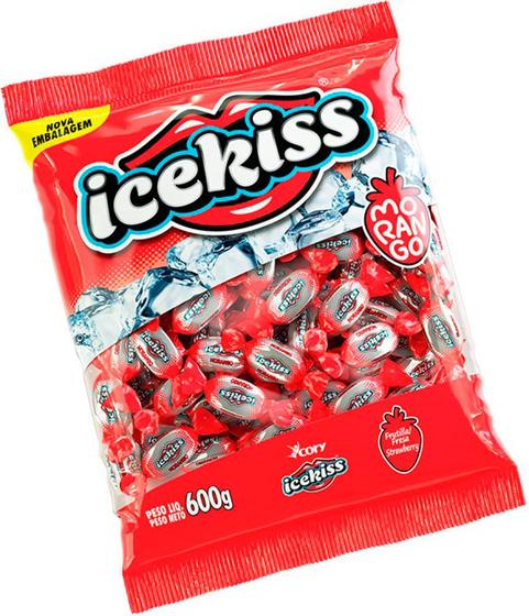 Bala Icekiss Geladinha 600g Sabores Caixa com 12 Pacotes - Bala de ...