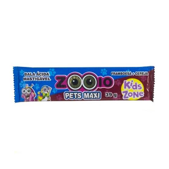 Bala Kids Zooio Pets Maxi Acida Mastigável Sabores Sortidos 39g - Kids ...