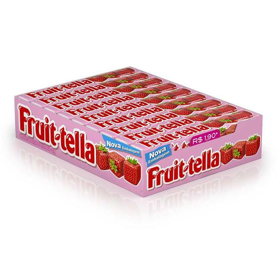 Bala Mastigável Fruittella Morango c/16 - Perfetti - Balas - Magazine Luiza