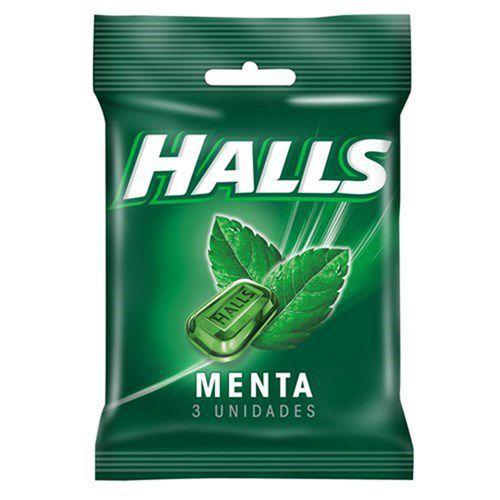 Bala Menta Halls Pacote 3 Unidades 84G - Balas - Magazine Luiza