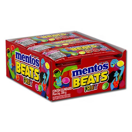 Bala Mentos Beats Fruit 17g c/18 - Perfetti - Balas - Magazine Luiza