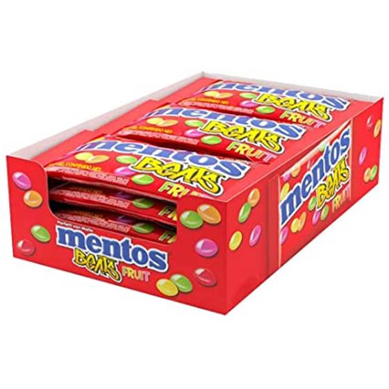 Bala Mentos Beats Fruit - Caixa com 18un de 17g - Balas - Magazine Luiza