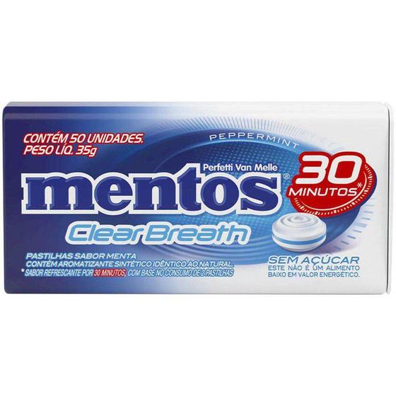 Bala Mentos Clearbreath Menta Sem Acucar 35g - Balas - Magazine Luiza