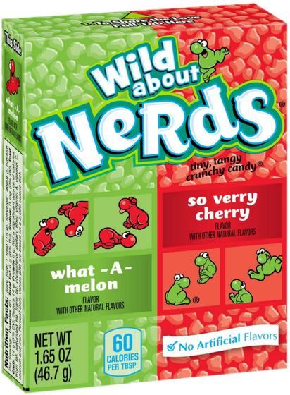 Bala Nerds Wonka Cereja Selvagem E Melancia 46,7G - Balas - Magazine Luiza