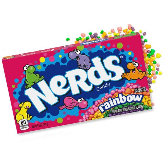 Bala nerds wonka rainbow throwback - todos os sabores 141g - NESTLÉ ...