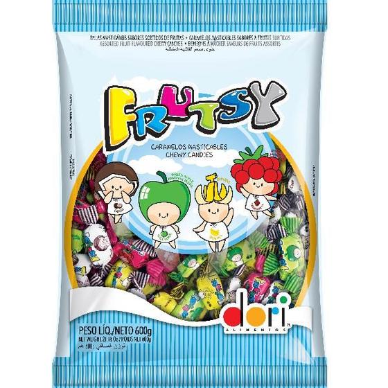 Bala recheada frutsy sortidas 600g Dori - Balas - Magazine Luiza