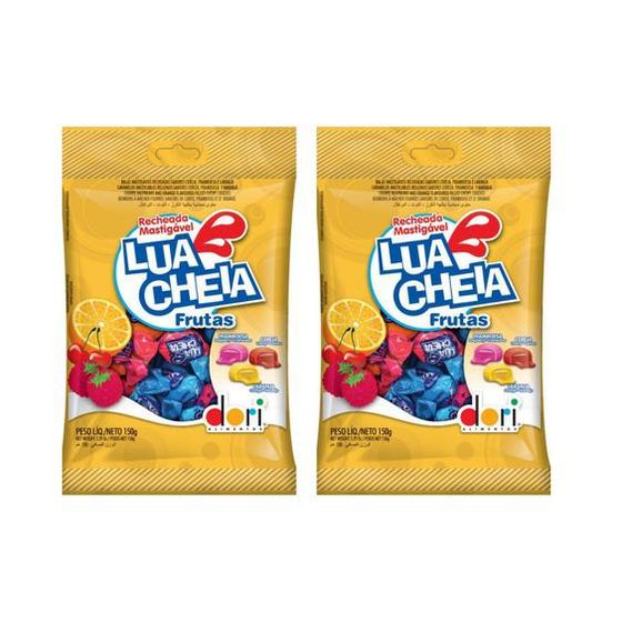 Bala Recheada Lua Cheia Dori Para Baleiro Kit com 2 Pct 150g - Balas ...