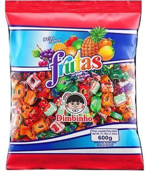 Bala Sabor Frutas Mastigavel Dimbinho 600g - Balas - Magazine Luiza