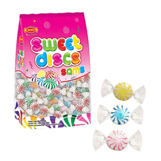 Bala Sweet Discs Sams Sortida Mix 480g - Sams - Balas - Magazine Luiza