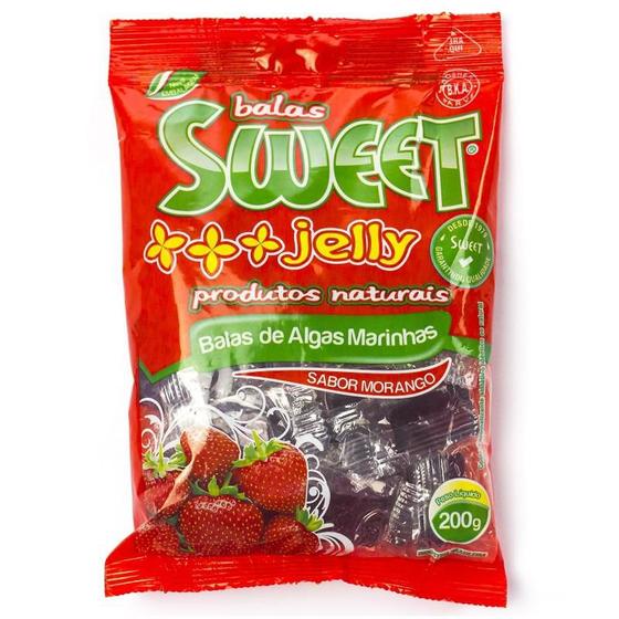 BALA SWEET JELLY MORANGO 200gr - Balas - Magazine Luiza