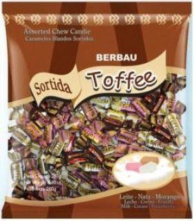 Bala Toffee Sortida Berbau Pacote C/ 600gr - Balas - Magazine Luiza
