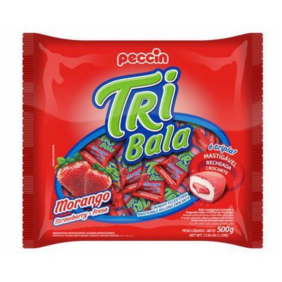 Bala Tri Bala Morango Peccin 500g - Balas - Magazine Luiza