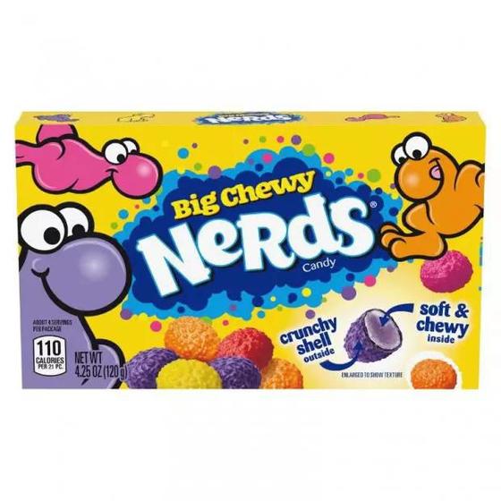 Bala wonka nerds big chewy candy 120g - NESTLÉ - Balas - Magazine Luiza