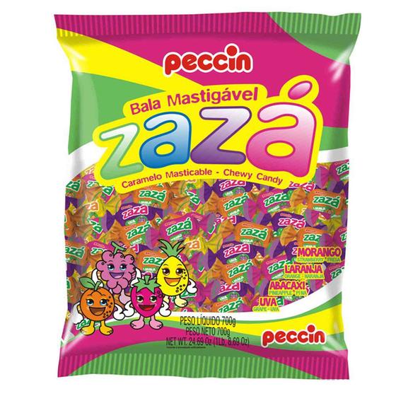 Bala Zaza Sortida 600g - Peccin - Balas - Magazine Luiza