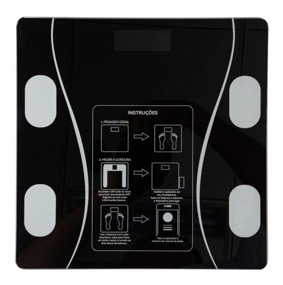 Balança Bioimpedancia Imc Digital 180kg Smart Profissional - VIJODI ...