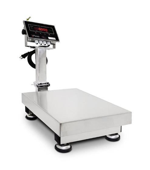 Balança BPX Total Aço Inox - Com Coluna - 30x40 de 60KG - Com Indicador ...