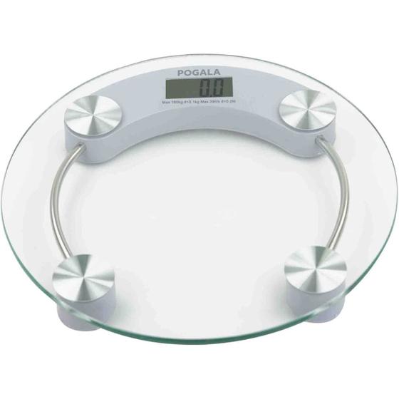 Balança Corporal Digital para Casa Banheiro Peso até 180 KG - Pogala ...