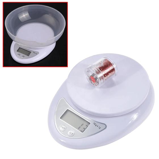 Balança De Cozinha Precisão Digital Bandeja Até 5kg SF420 - Tomate ...