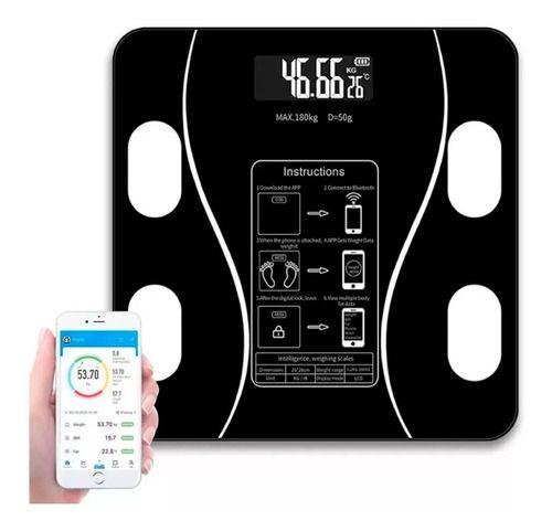 Balança Digital Corporal Bioimpedancia Aplicativo Bluetooth - Kasilar ...