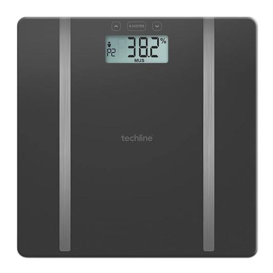 Balança Digital Techline Bioimpedância Tec-117 Capacidade 180Kg ...