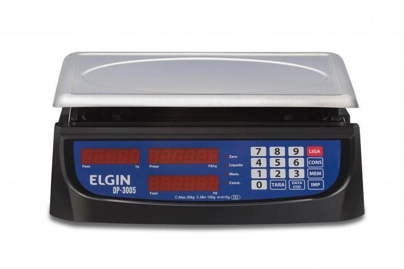 Balança Elgin Dp 3005 Capacidade 30Kg Div 5G Com Bateria - Balança ...