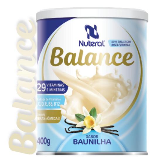 Balance, Lata com 400g. Sabor Baunilha - Nuteral - Produtos para ...