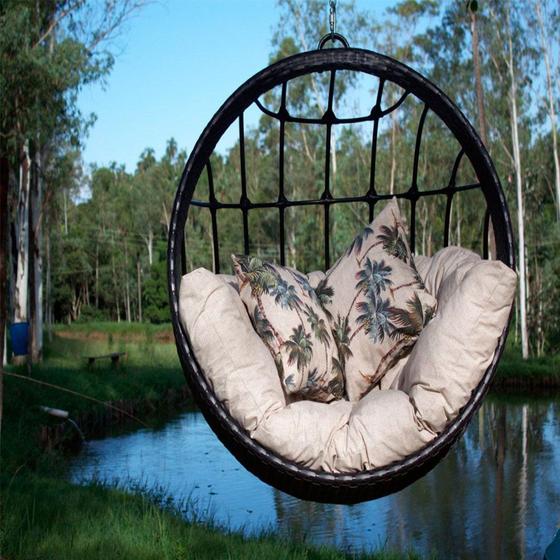 Balanço Hungria Fibra Sintética, Área, Varanda, Churrasqueira Trama ...