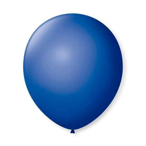 Balão 7 Liso com 50 Azul Cobalto - São Roque - Balões e Acessórios ...